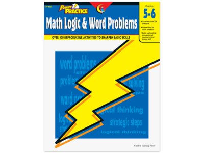 Math Logic & Word Problems Workbook - Gr. 5-6 at Lakeshore Learning