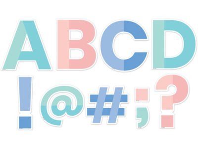 Punch-Out Letters | Classroom Bulletin Board Decor | Lakeshore®