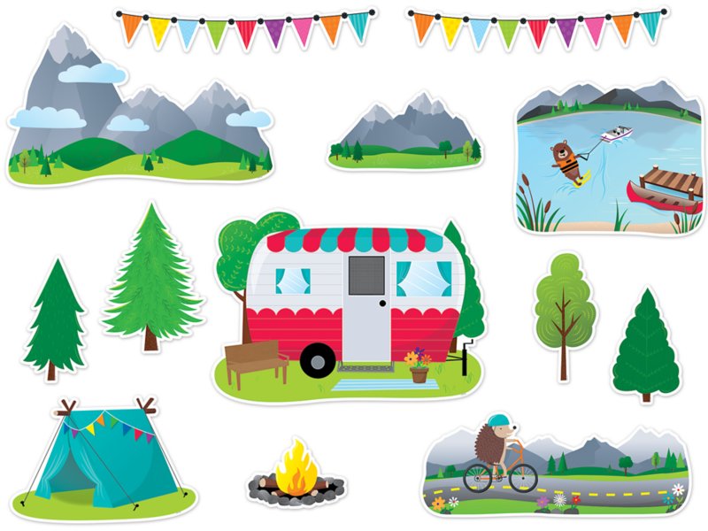 Woodland Friends Woodland Fun Bulletin Board Set at Lakeshore Learning