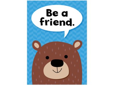 Woodland Friends Be a Friend Poster at Lakeshore Learning