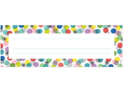 Color Pop Nameplates at Lakeshore Learning