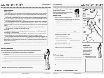 Ancient Civilizations Workbook at Lakeshore Learning