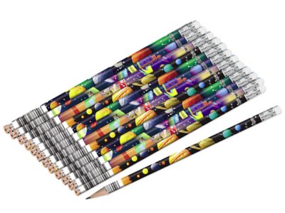 Space Adventure Pencils - Set of 24 at Lakeshore Learning