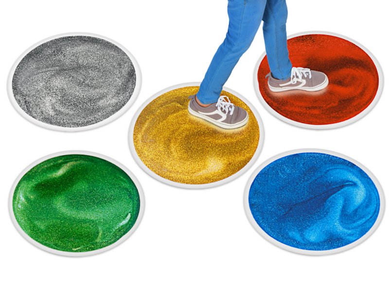 Liquid Glitter Floor Tiles at Lakeshore Learning