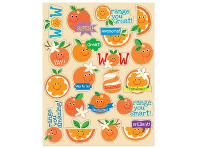 Orange-Scented Stickers at Lakeshore Learning