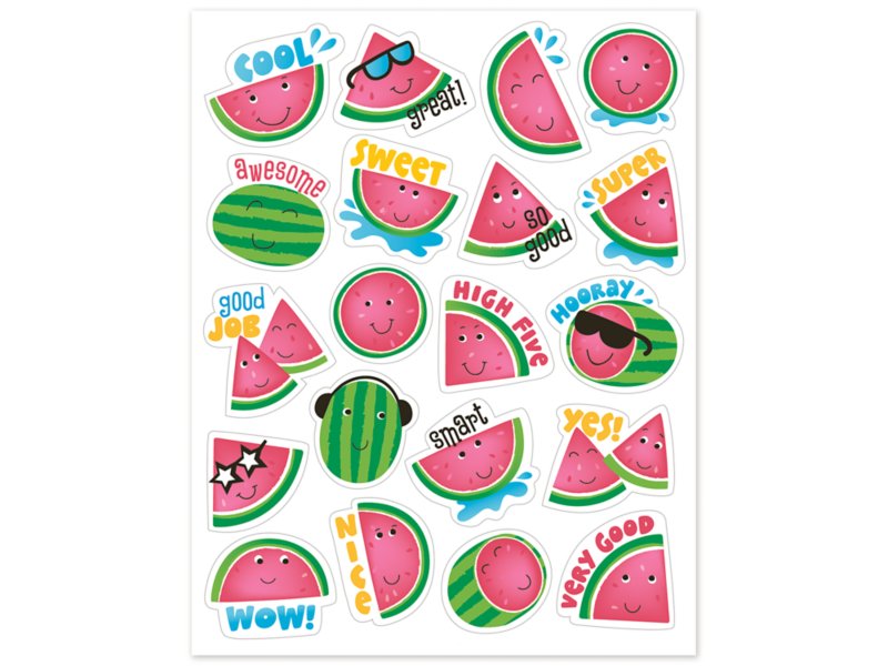 Watermelon-Scented Motivational Stickers at Lakeshore Learning
