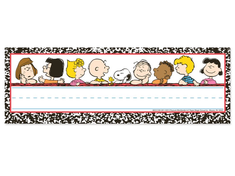 Peanuts® Self-Adhesive Nameplates at Lakeshore Learning