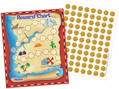 Treasure Hunt Mini Incentive Charts at Lakeshore Learning
