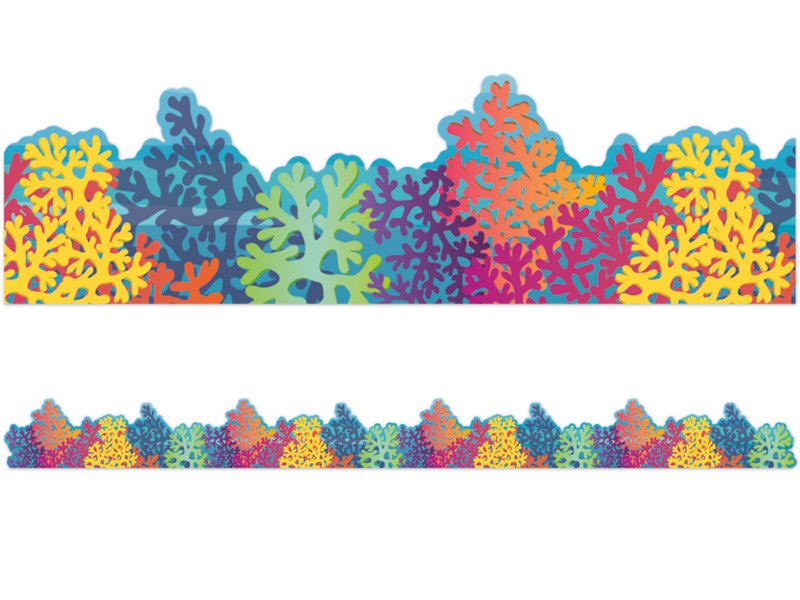 Seas the Day Coral Border at Lakeshore Learning
