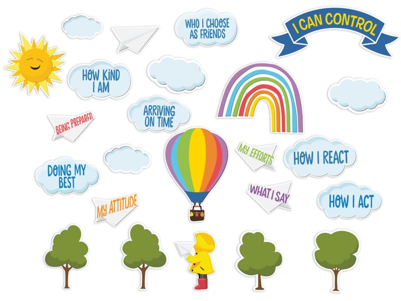 What I Can Control Bulletin Board Set at Lakeshore Learning