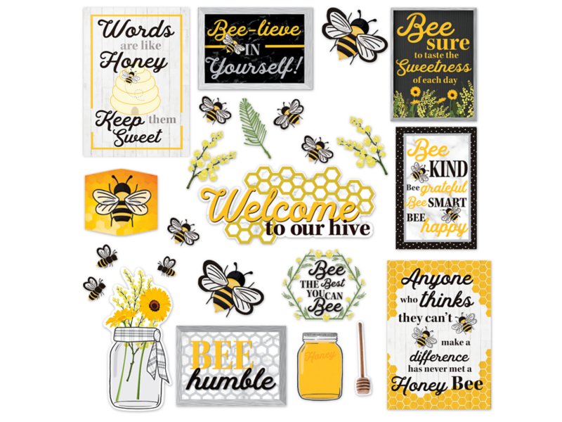The Hive Motivational Bulletin Board Set at Lakeshore Learning