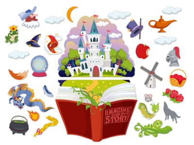 Once Upon a Dream Bulletin Board Set at Lakeshore Learning