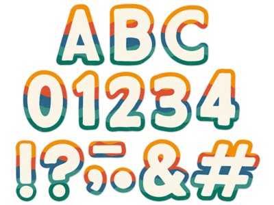 Punch-Out Letters | Classroom Bulletin Board Decor | Lakeshore®