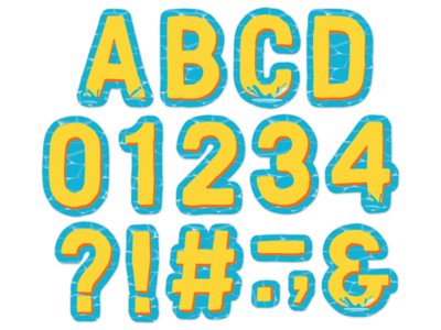 Punch-Out Letters | Classroom Bulletin Board Decor | Lakeshore®