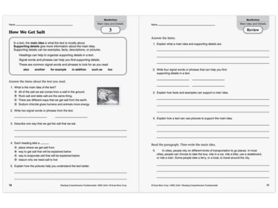 Reading Comprehension Fundamentals Workbook - Gr. 4 at Lakeshore Learning