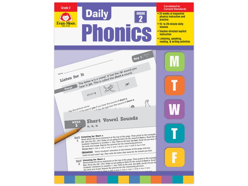 Daily Phonics Workbook - Gr. 2 at Lakeshore Learning