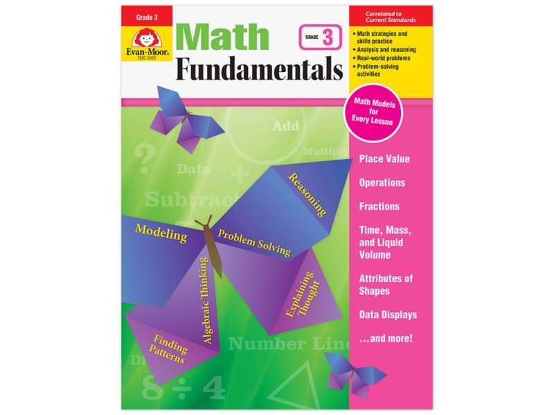 Math Fundamentals Workbook - Gr. 3 at Lakeshore Learning