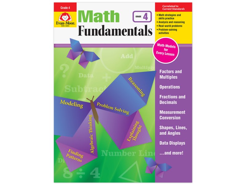 Math Fundamentals Workbook - Gr. 4 at Lakeshore Learning