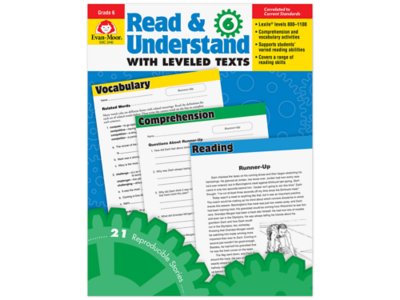 Read & Understand with Leveled Texts Workbook - Gr. 6 at Lakeshore Learning