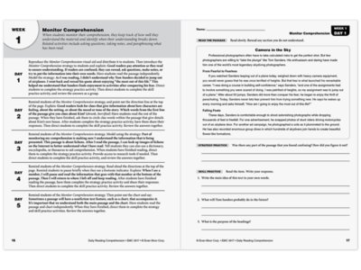 Daily Reading Comprehension Activities Workbook - Gr. 7 at Lakeshore ...