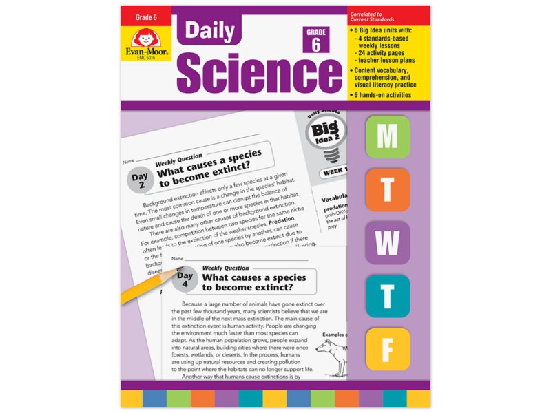 Daily Science Reproducible Activities Workbook - Gr. 6 at Lakeshore ...