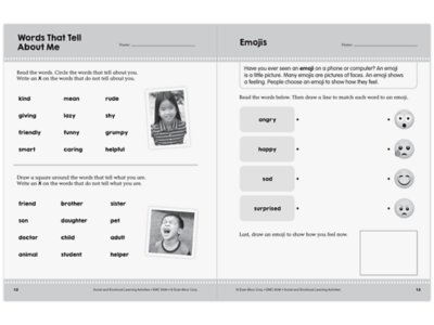 Social and Emotional Learning Activity Workbook - Gr. 1-2 at Lakeshore ...