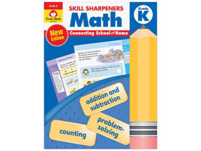 Math Skill Sharpeners Workbook - Kindergarten at Lakeshore Learning
