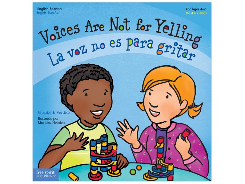 Voices Are Not for Yelling Bilingual Paperback Book at Lakeshore Learning