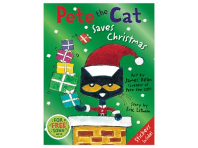 Pete the Cat® Saves Christmas Hardcover Book at Lakeshore Learning
