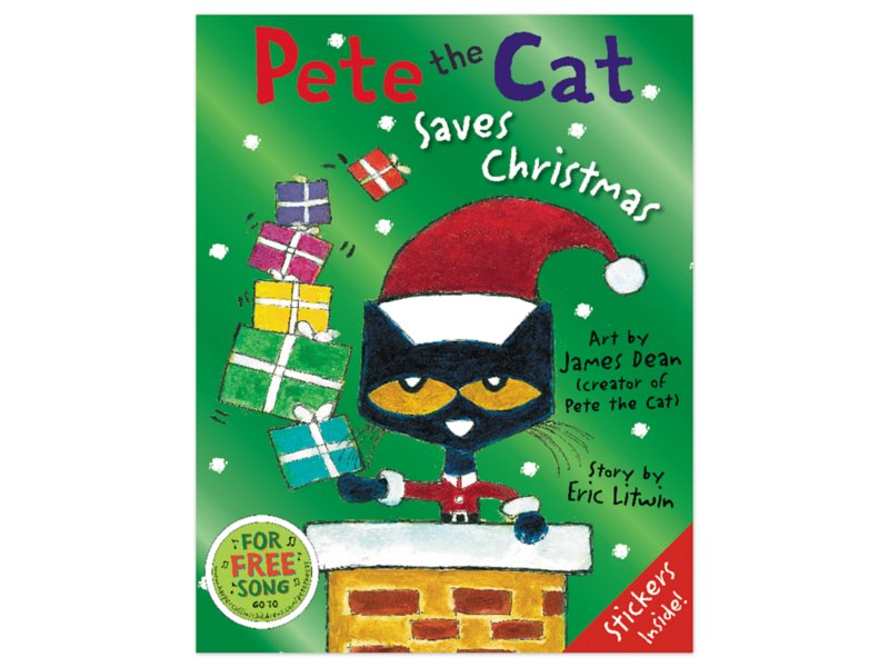 Pete the Cat® Saves Christmas Hardcover Book at Lakeshore Learning