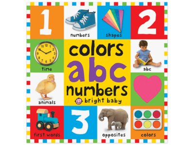 Colors, ABC & Numbers Board Book at Lakeshore Learning