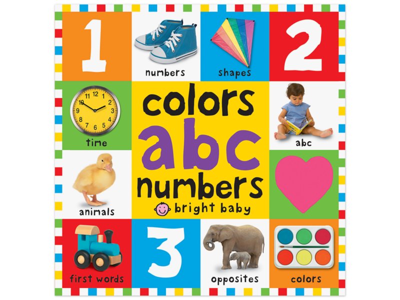 Colors, ABC & Numbers Board Book at Lakeshore Learning