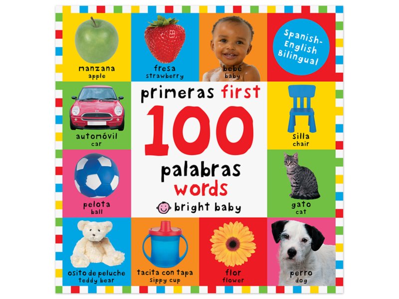 First 100 Words Bilingual Board Book at Lakeshore Learning