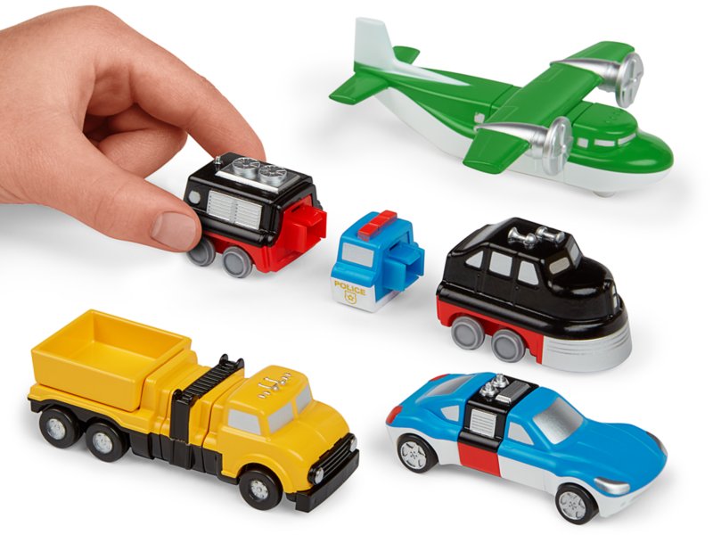 Micro Mix & Match Magnetic Vehicles - Set 2 at Lakeshore Learning
