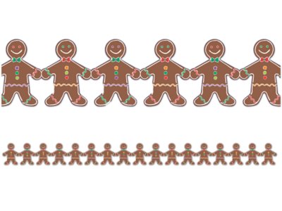 Gingerbread Man Border at Lakeshore Learning