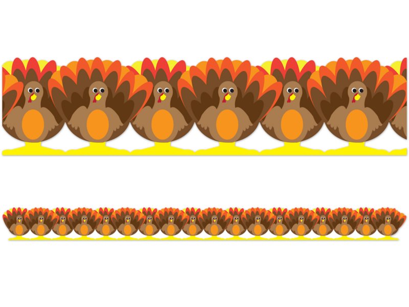 Turkey Borders Clip Art Free Thanksgiving Border Clipart Frames
