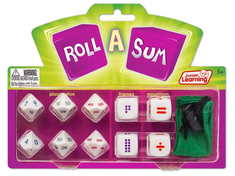 Roll a Sum Game at Lakeshore Learning