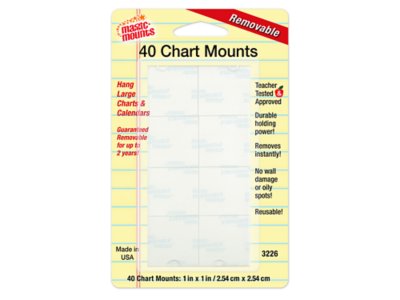Removable Chart Mounts - Set of 40 at Lakeshore Learning