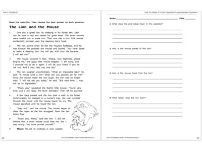 Reading Practice Workbook - Gr. 3 at Lakeshore Learning