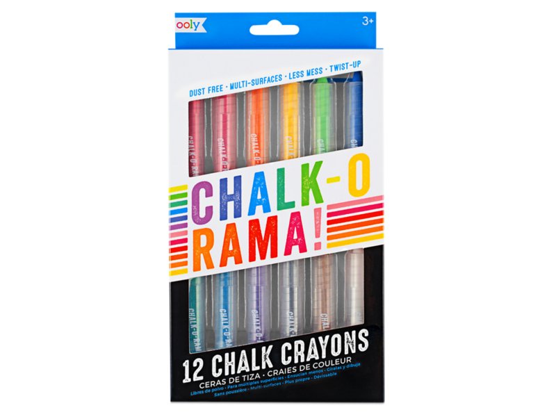 Chalk-O-Rama! Chalk Crayons - Set of 12 at Lakeshore Learning