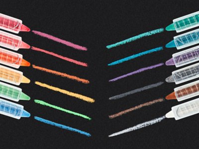 Chalk-O-Rama! Chalk Crayons - Set of 12 at Lakeshore Learning