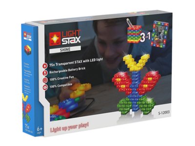 Translucent Light-Up Building Bricks - Set of 75 at Lakeshore Learning