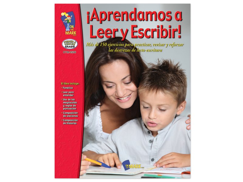¡Aprendamos a leer y escribir! Workbook at Lakeshore Learning