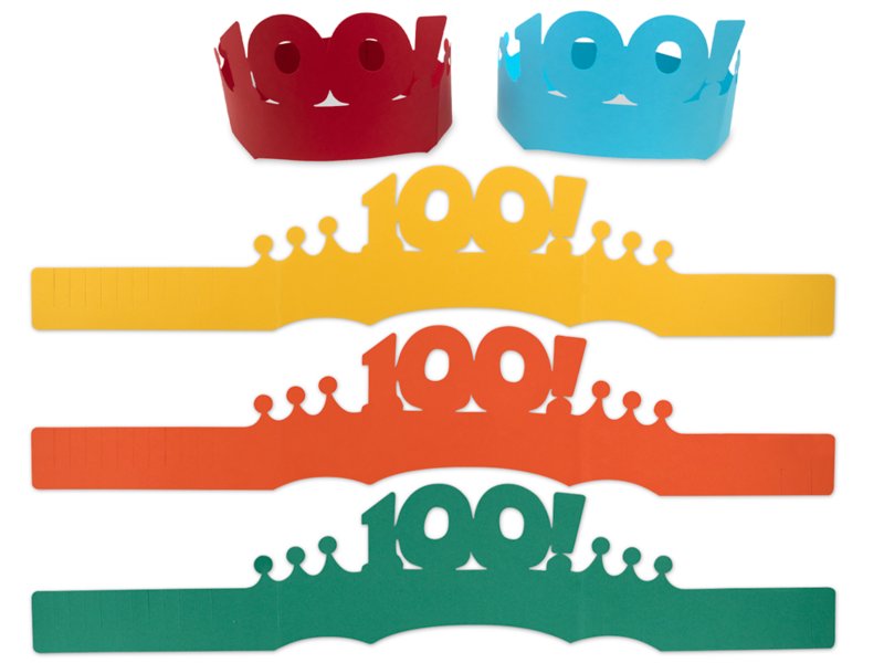 Design-Your-Own 100th Day of School Crowns at Lakeshore Learning