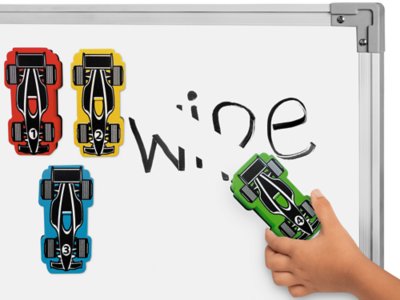 Magnetic Write & Wipe Erasers - Set of 4 at Lakeshore Learning