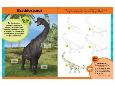 Learn to Draw Dinosaurs Activity Book at Lakeshore Learning