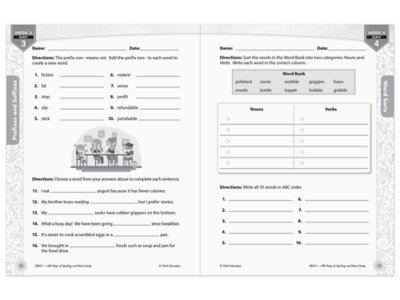 180 Days of Spelling Workbook - Gr. 3 at Lakeshore Learning