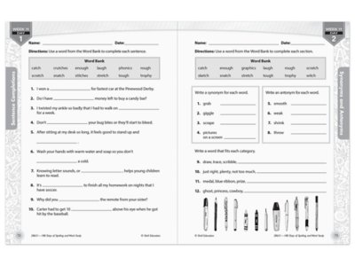 180 Days of Spelling Workbook - Gr. 3 at Lakeshore Learning
