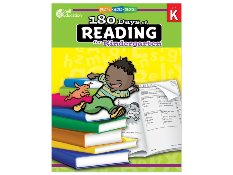 180 Days of Reading Workbook - Kindergarten at Lakeshore Learning