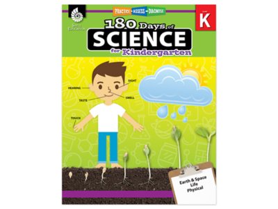 180 Days of Science Workbook - Kindergarten at Lakeshore Learning